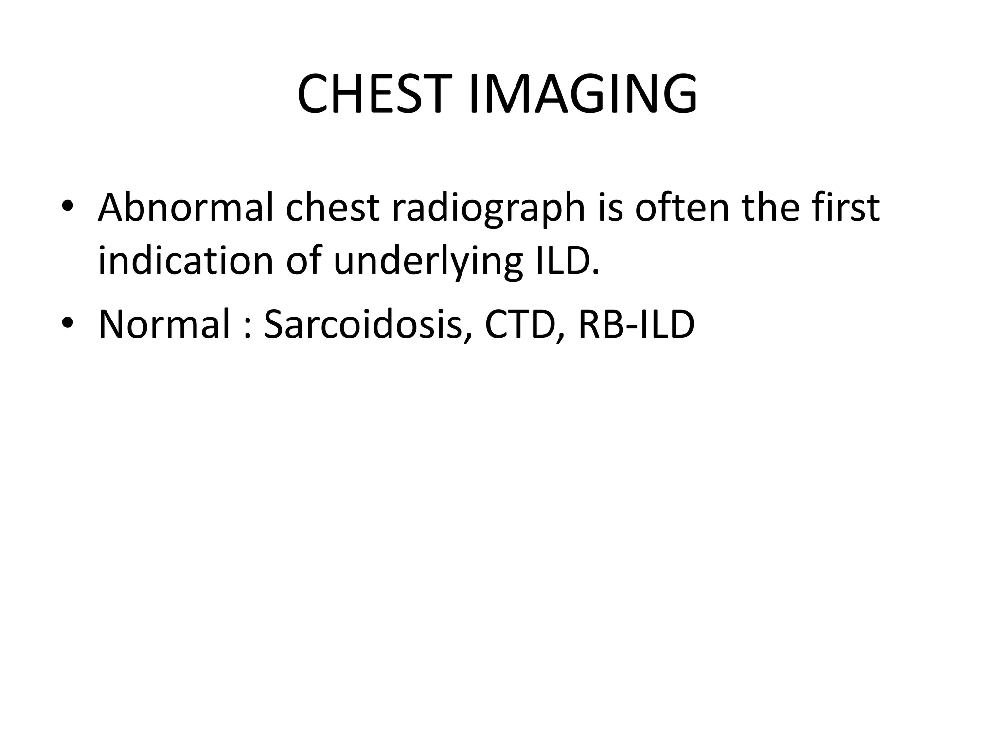 Interstitial Lung Disease | PPTX