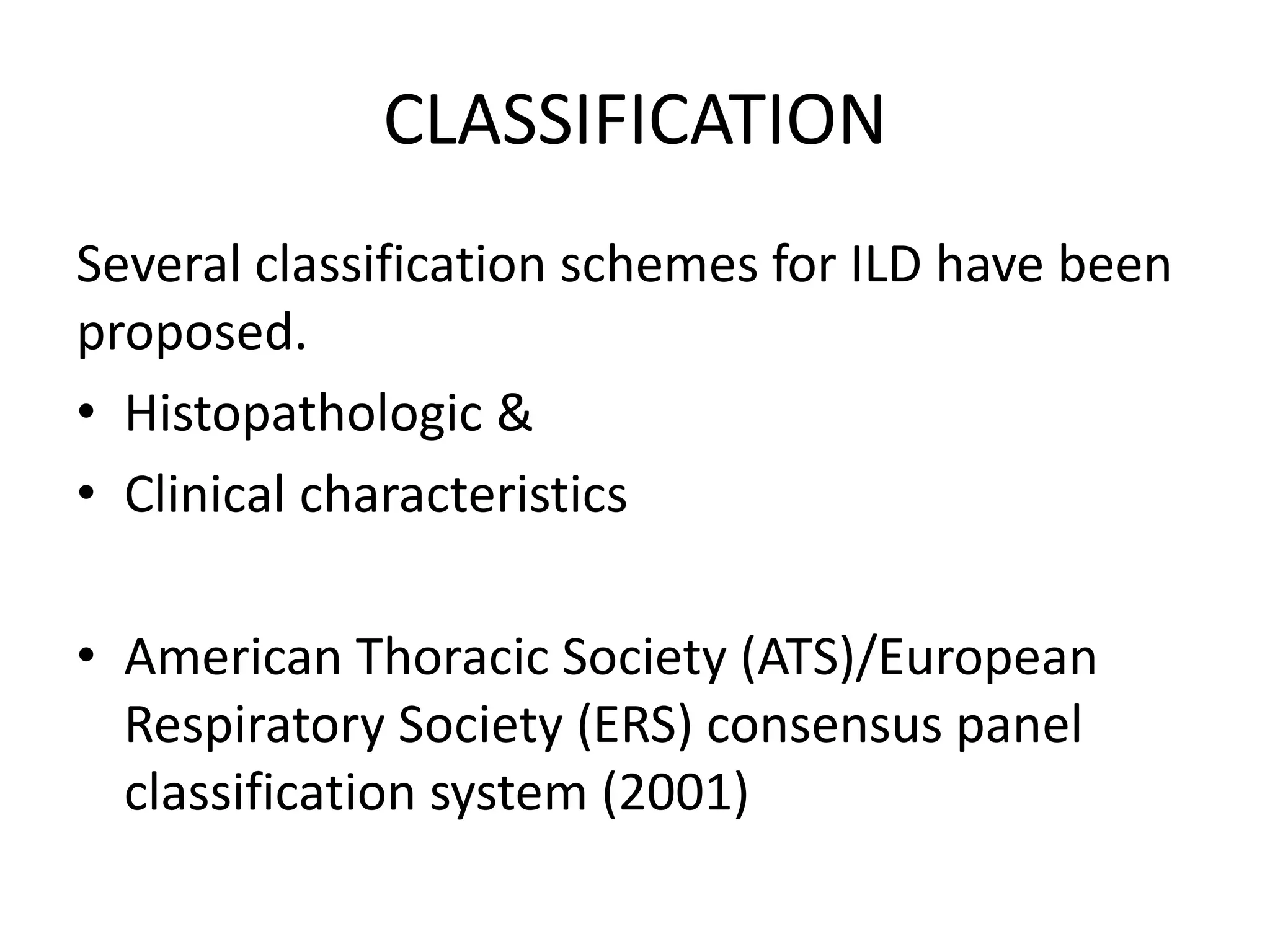 Interstitial Lung Disease | PPTX
