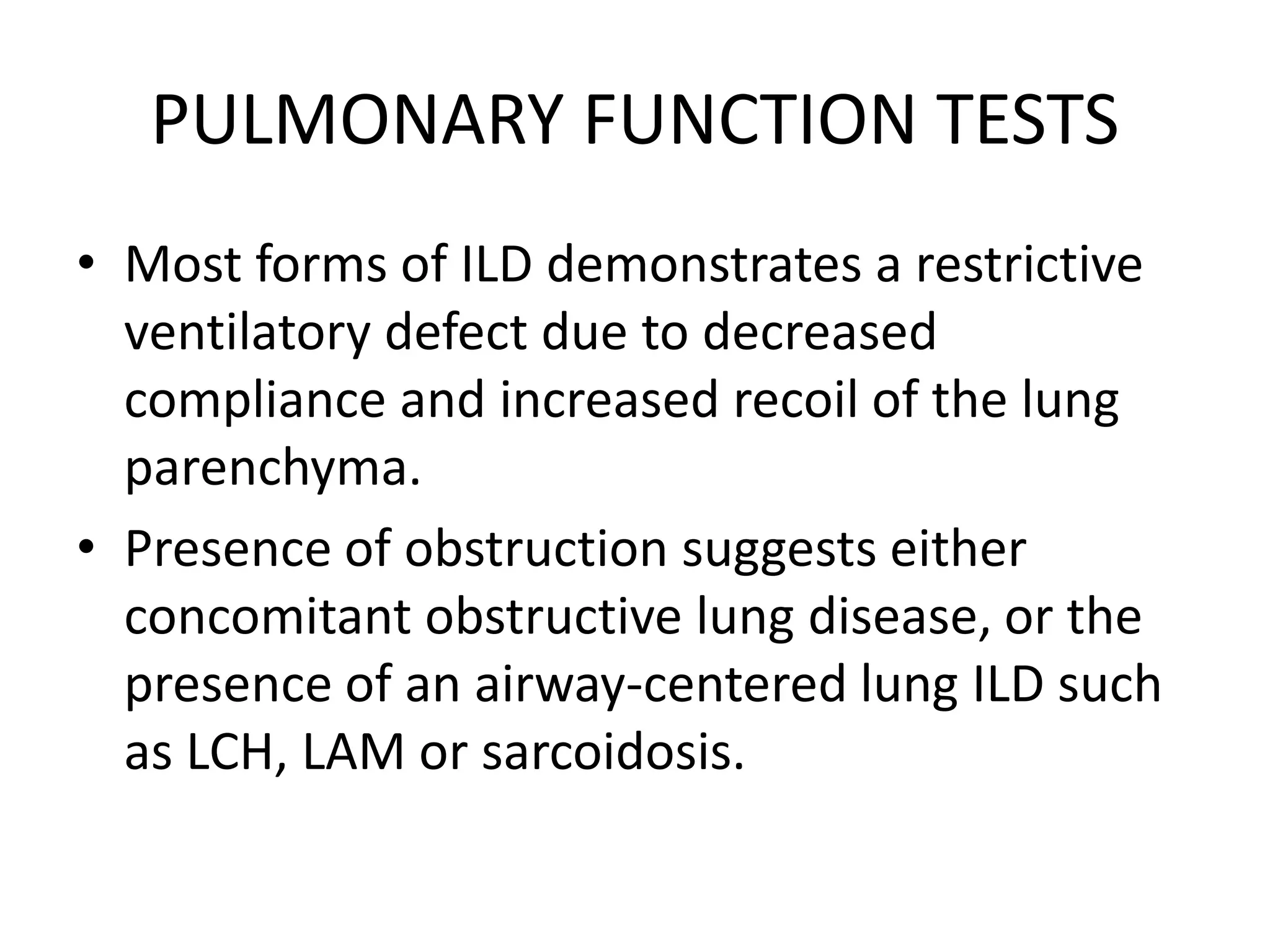 Interstitial Lung Disease | PPTX
