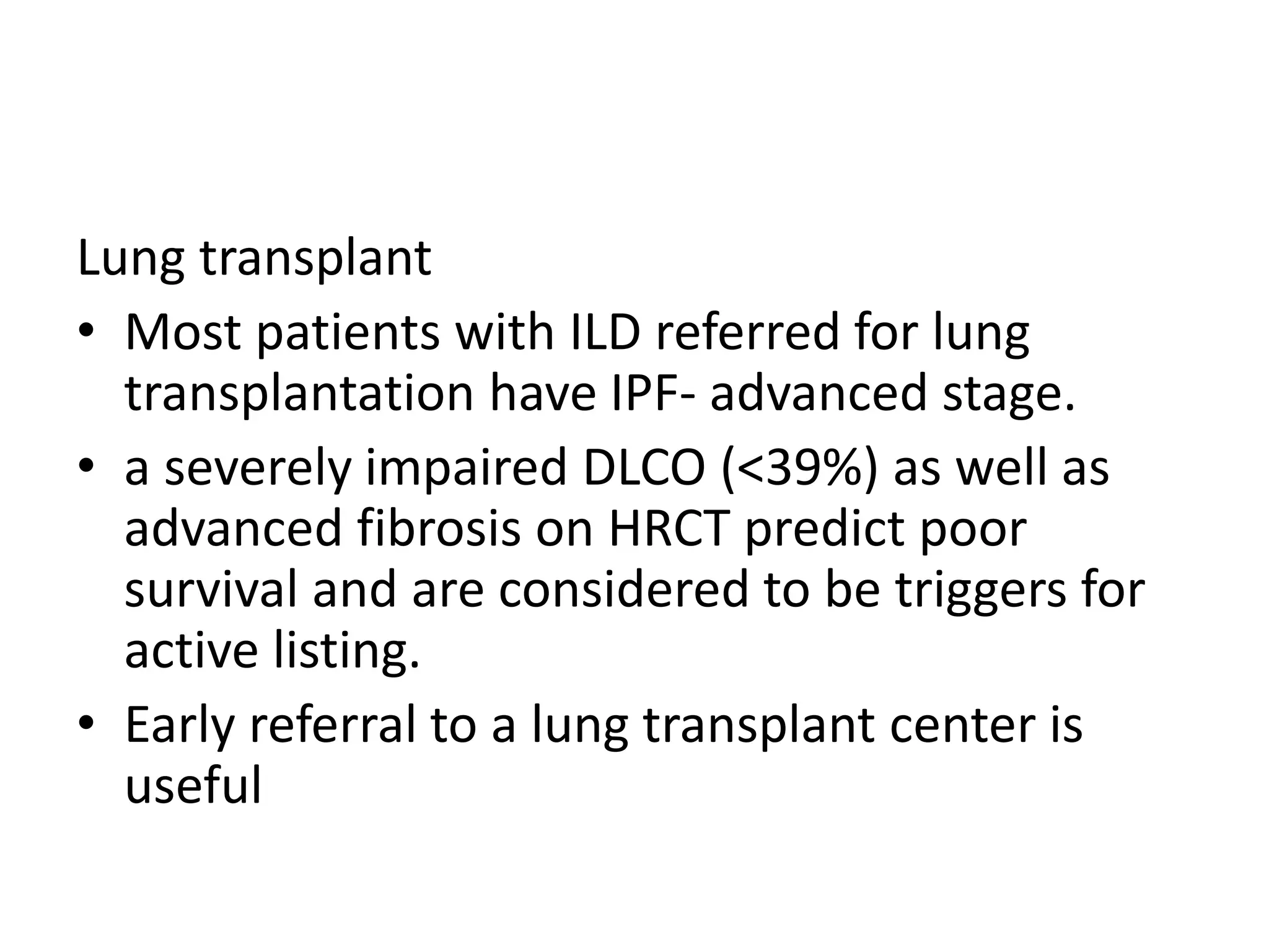 Interstitial Lung Disease | PPTX