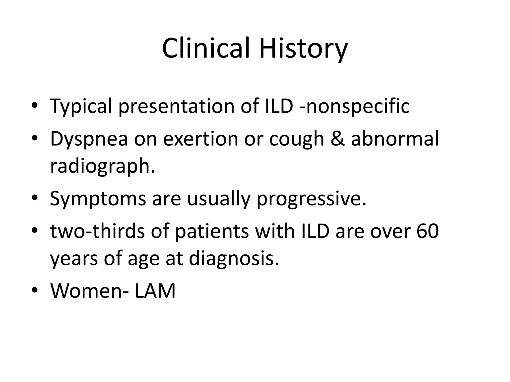 Interstitial Lung Disease | PPTX