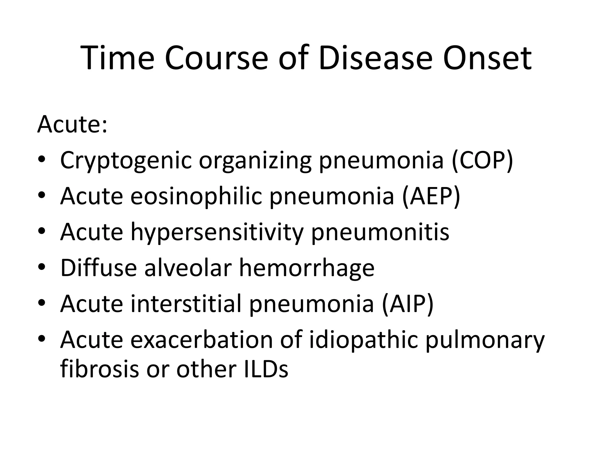 Interstitial Lung Disease | PPTX