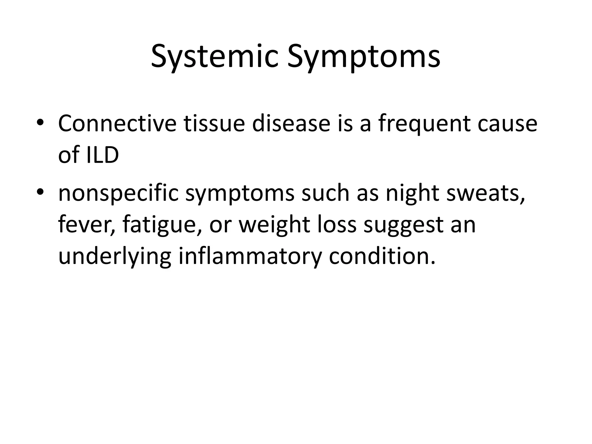 Interstitial Lung Disease | PPTX