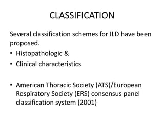 Interstitial Lung Disease | PPTX