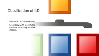 Interstitial Lung Disease | PPTX