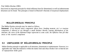 Influence line diagram of structure Analysis II | PPTX