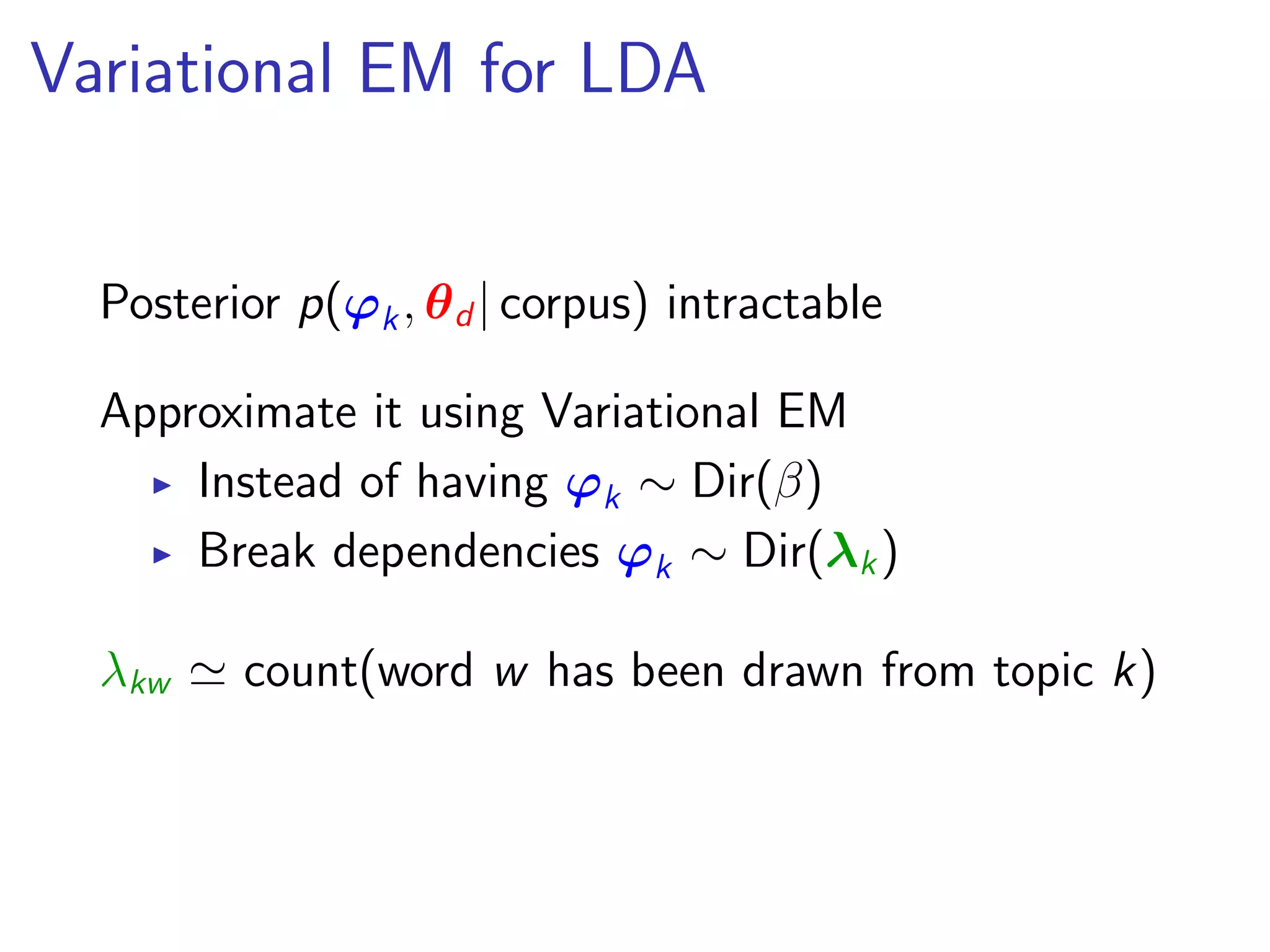 Interactive Latent Dirichlet Allocation | PPT