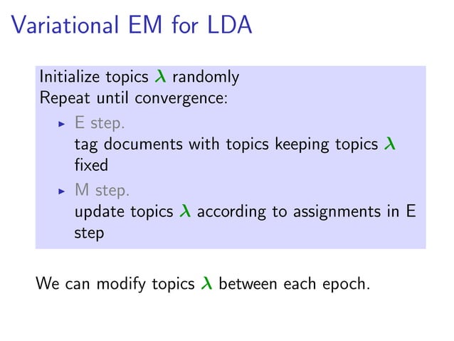 Interactive Latent Dirichlet Allocation | PPT