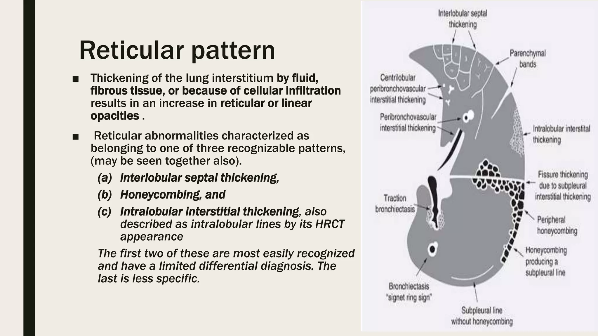 Interstitial lung disease and Occupational lung disease HRCT | PPTX