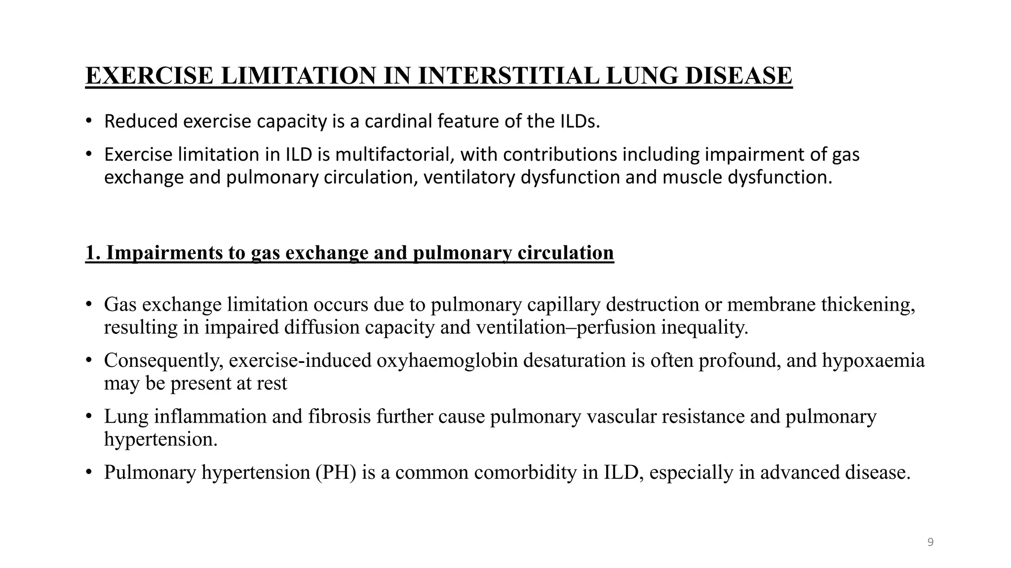 Ild (interstitial lung disease) | PPTX