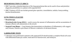 Ild (interstitial lung disease) | PPTX