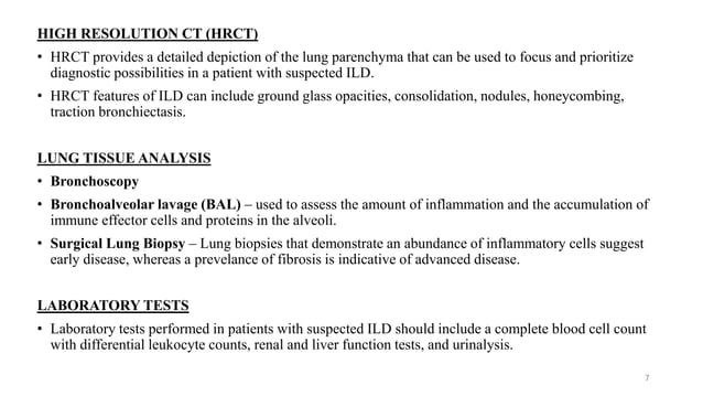 Ild (interstitial lung disease) | PPT