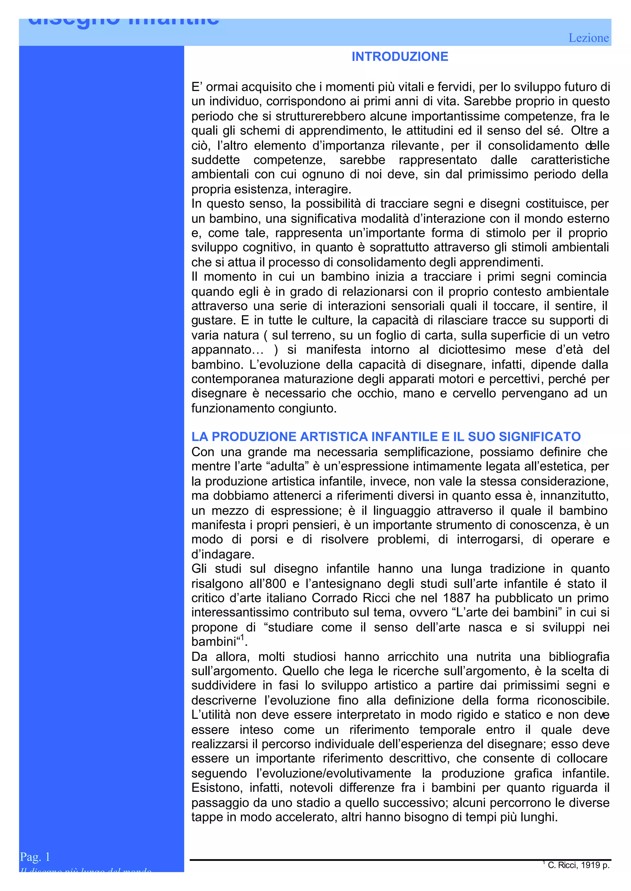 Il disegno infantile lowenfeld | PDF