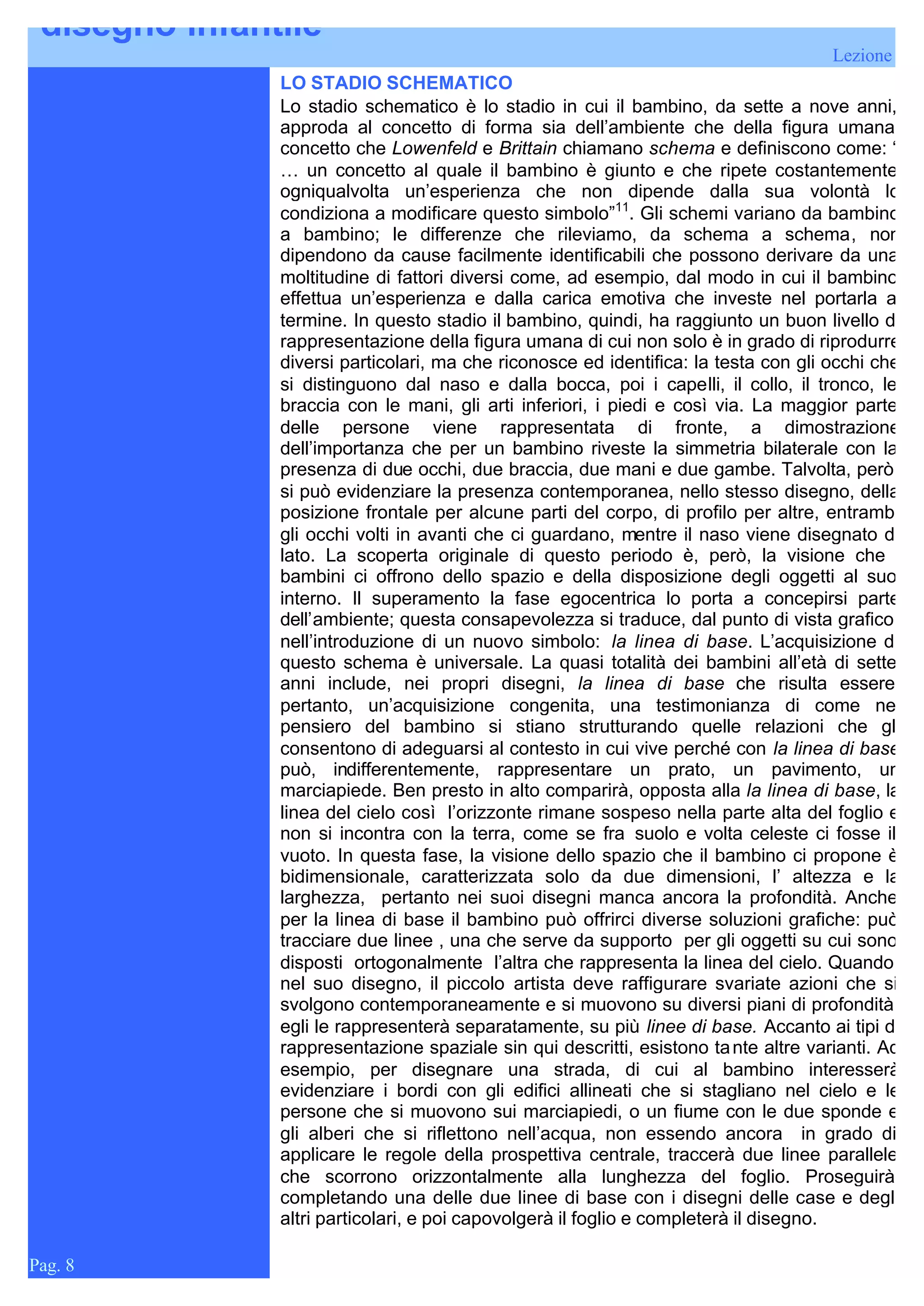 Il disegno infantile lowenfeld | PDF