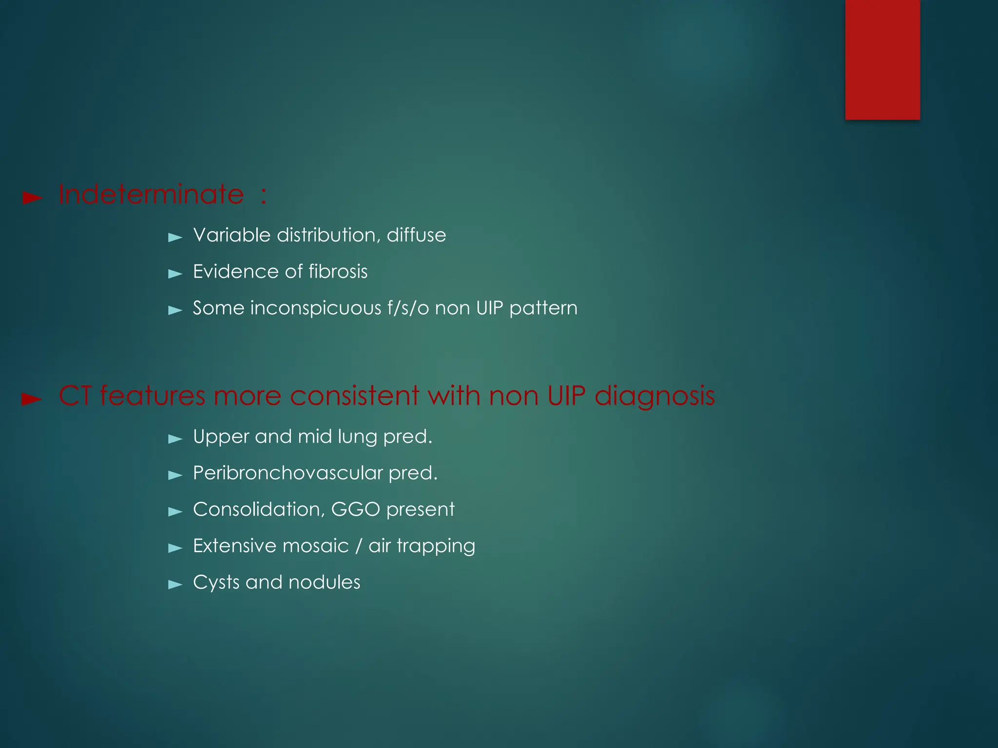 Interstitial lung disease radiology presentation | PPTX