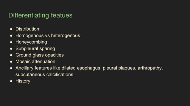 INTERSTITIAL LUNG DISEASE Pattern Approach main.pptx