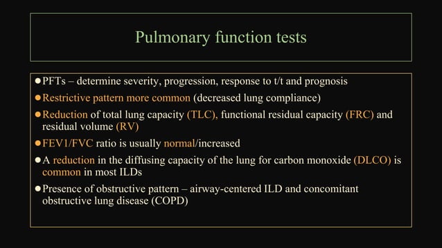 INTERSTITIAL LUNG DISEASE Pattern Approach main.pptx