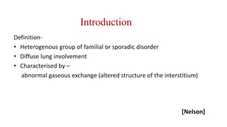 Childhood Interstitial lung disease (ILD) | PPTX