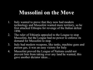 Il duce | PPT | Death, Injury, or Military Conflict | Sensitive Topics