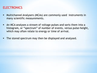 Detection of Radioactive Contamination | PPT