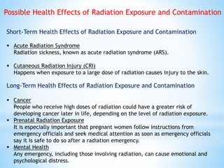 Detection of Radioactive Contamination | PPTX
