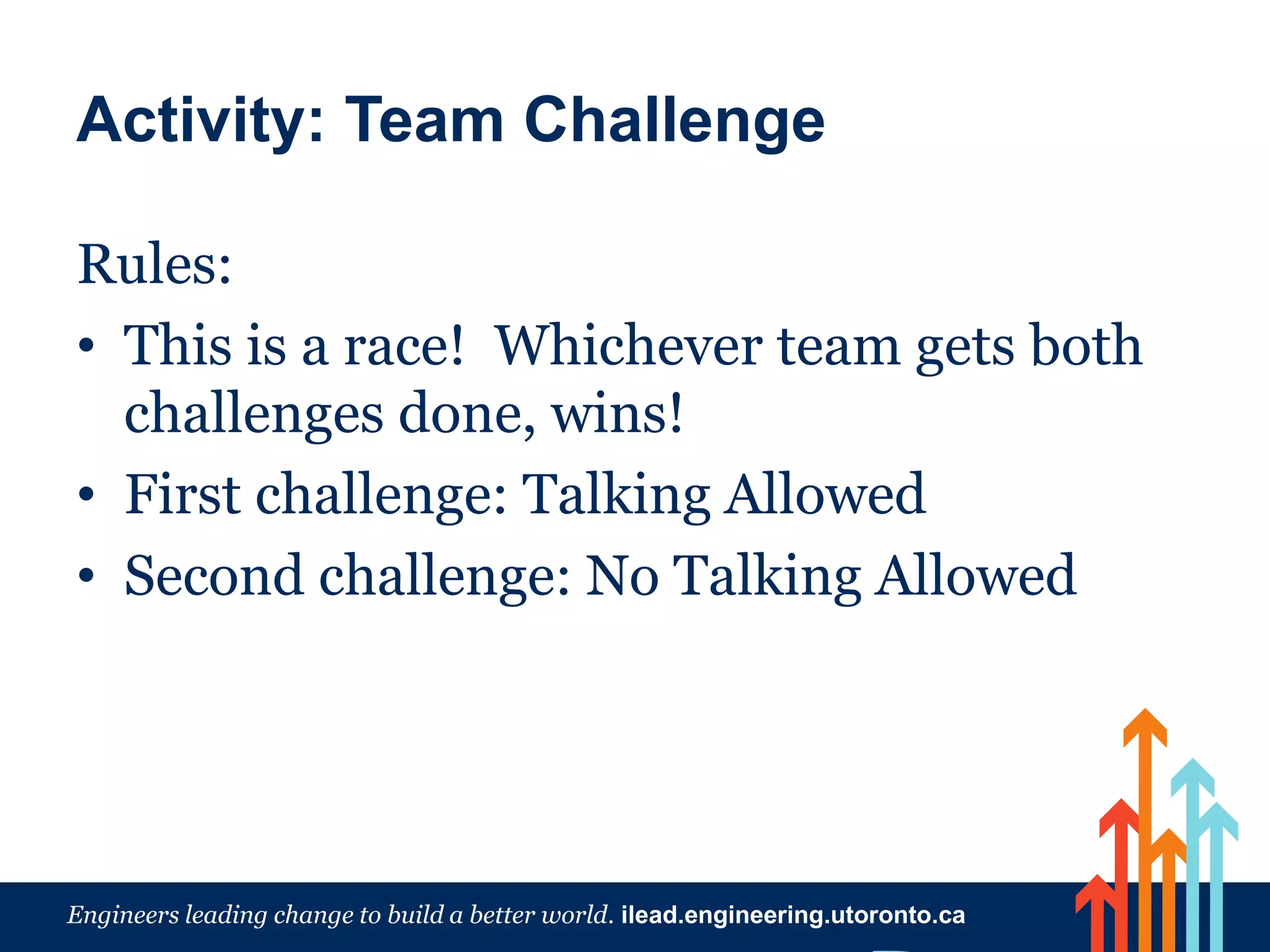 ILead:Graduate Teamwork: What makes teams work or fail? | PPTX