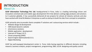 iLEAF Profile - Brochure | PPT