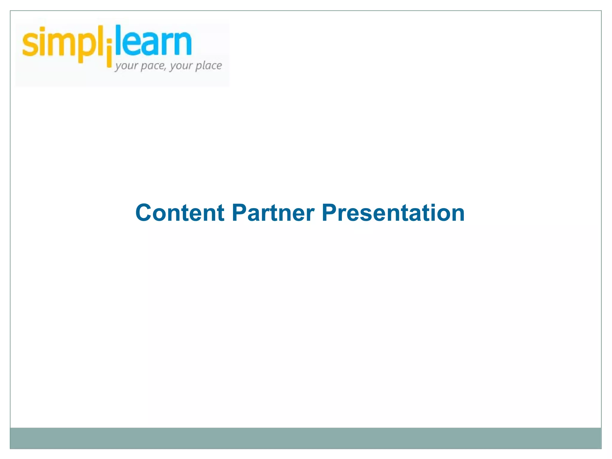 Content Partner Presentation | PPT