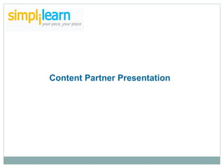 Content Partner Presentation | PPT