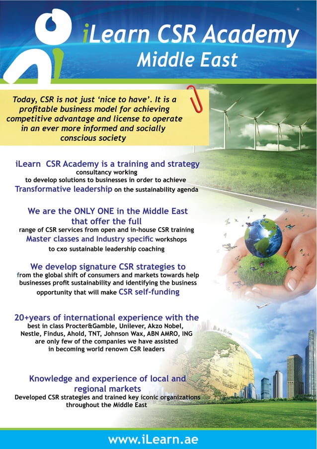 I Learn Csr Academy Brochure | PDF