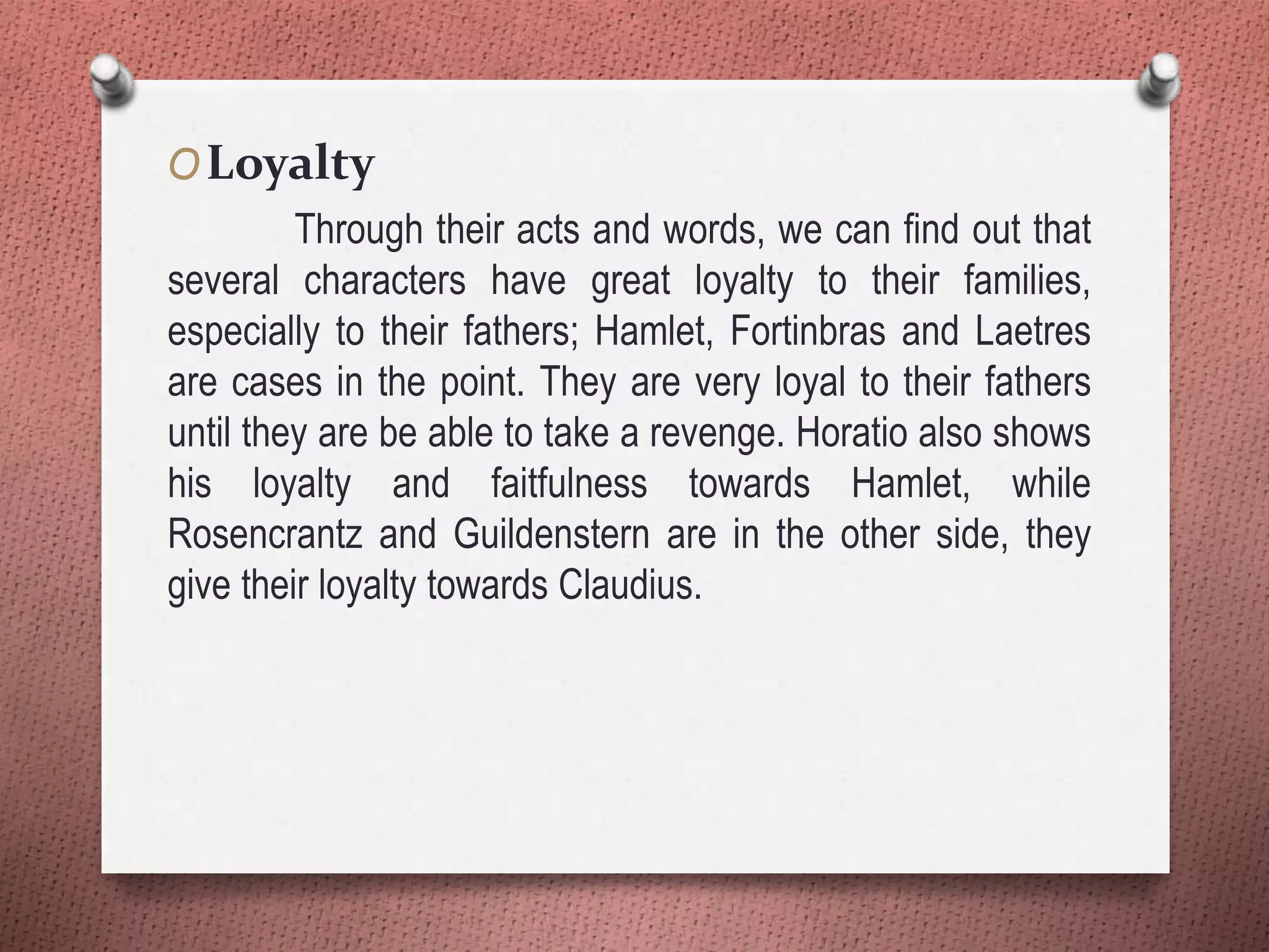 Tragedy Drama Analysis: Themes of William Shakespeare’s Hamlet | PPTX