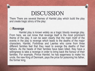Tragedy Drama Analysis: Themes of William Shakespeare’s Hamlet | PPTX