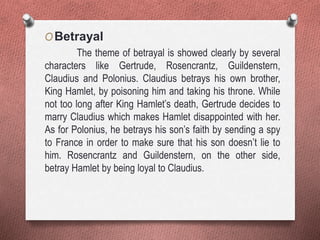 Tragedy Drama Analysis: Themes of William Shakespeare’s Hamlet | PPTX