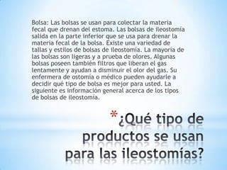 Ileostomía | PPTX