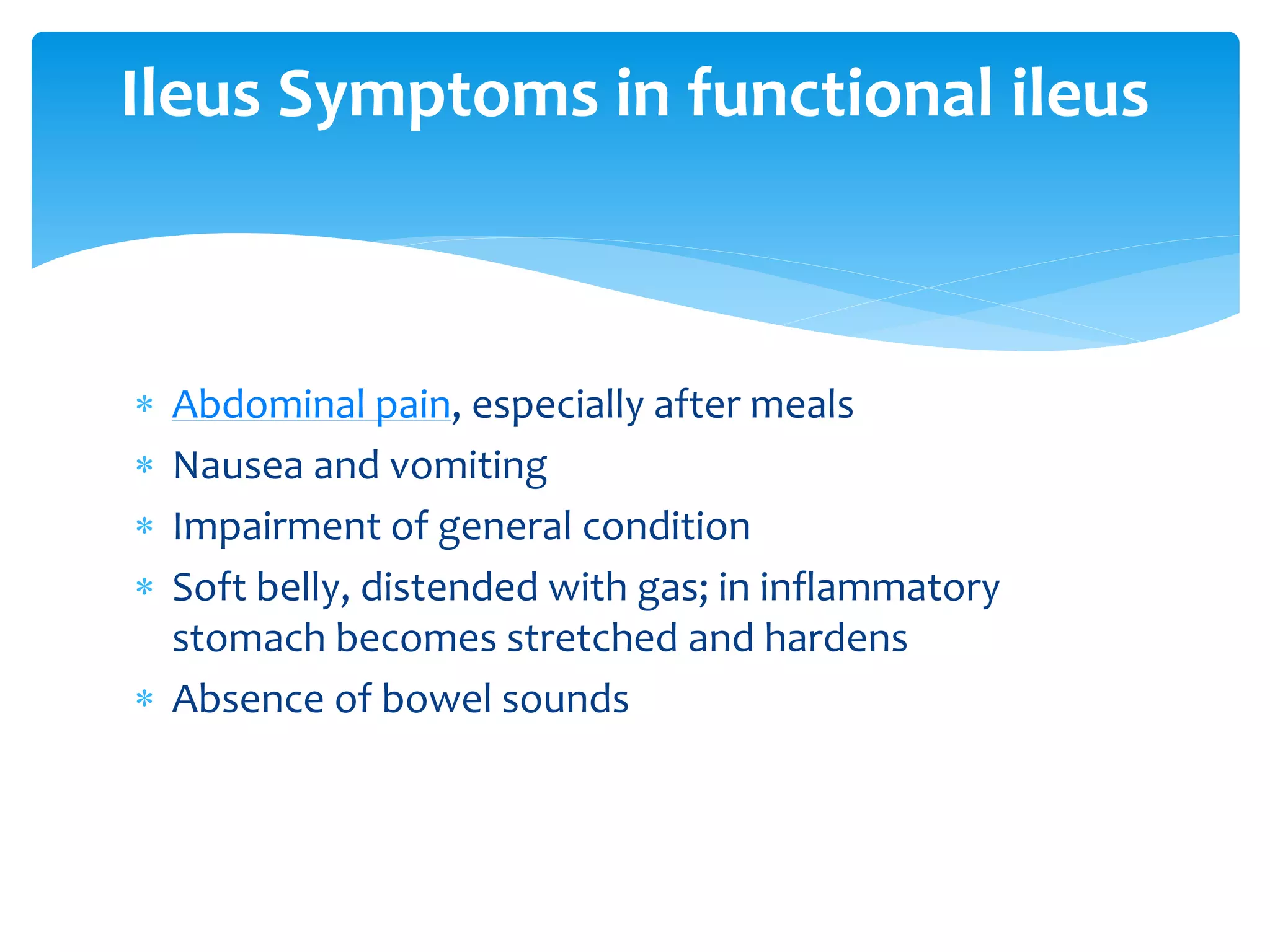 Ileus obstruction | PPTX