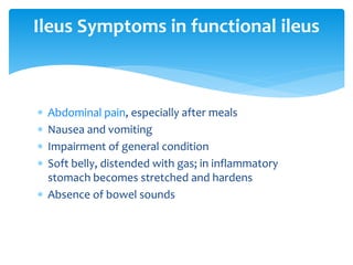 Ileus obstruction | PPTX