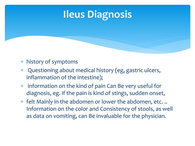 Ileus obstruction | PPTX