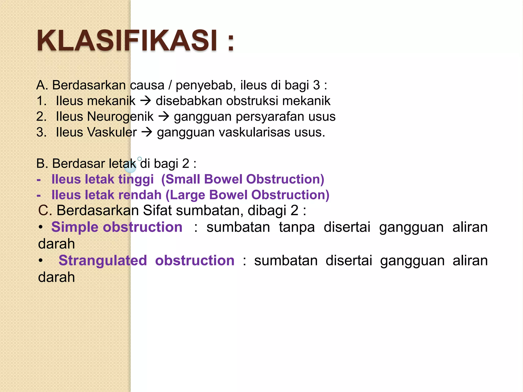 Ileus obstruktif | PPTX