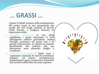 Il fabbisogno alimentare power point scienze | PPTX