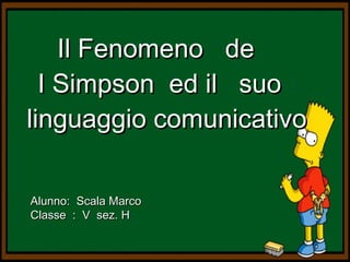 Tesina di maturità Simpson | PPT