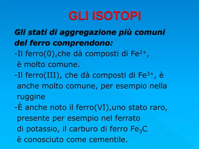 Il ferro giorgia aurora | PPTX | Chemistry | Science