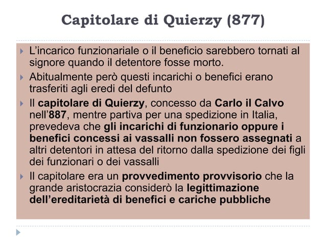 Il feudalesimo | PPT