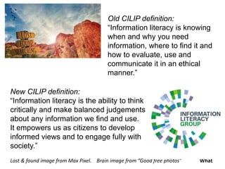 Information Literacy: What, why and how | PPTX