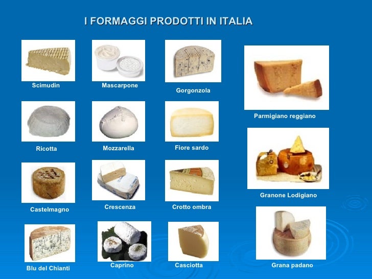 il formaggio italiano