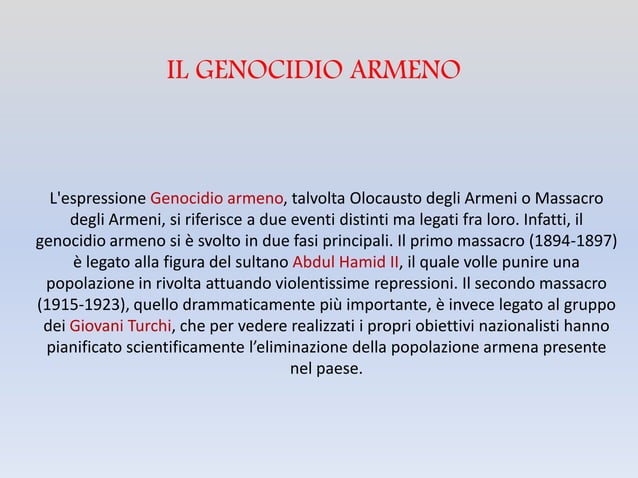 Il genocidio armeno | PDF