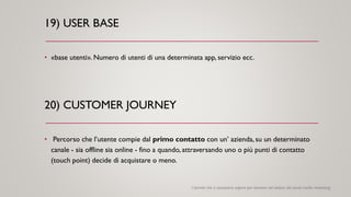 Il glossario del social media marketing | PPT