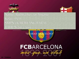 Sejarah Barcelona | PPTX