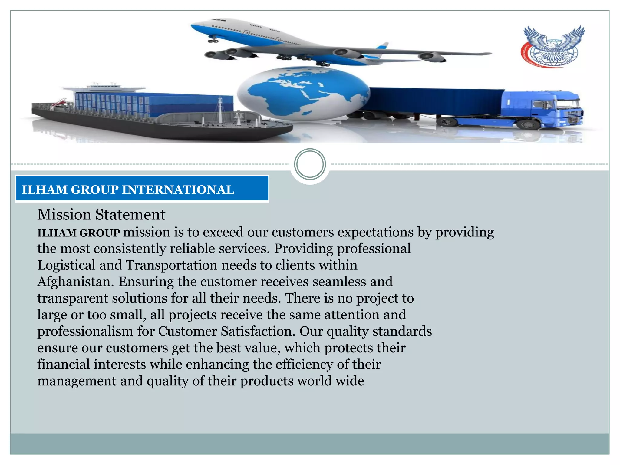 ILHAM GROUP INTERNATIONAL LOGISTICS PROFILE | PDF