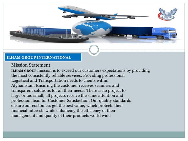 ILHAM GROUP INTERNATIONAL LOGISTICS PROFILE | PDF