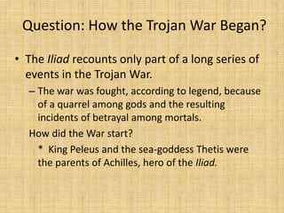 Iliad by Homer | PPTX